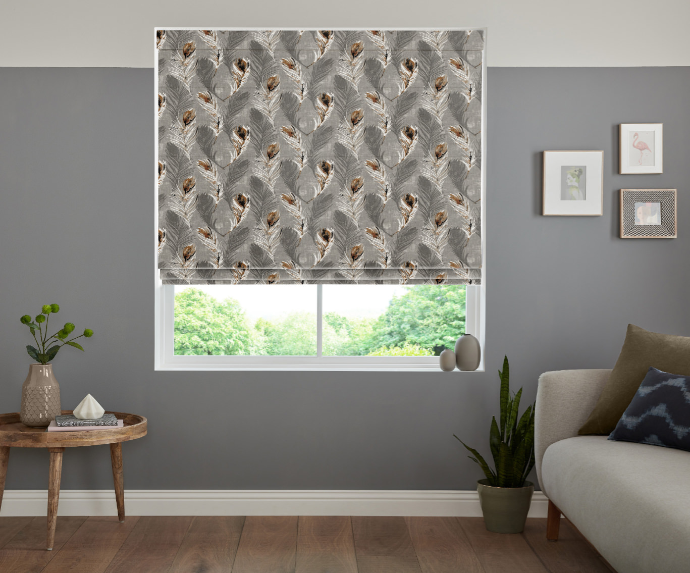Phoenix Rust Roman Blind | DotcomBlinds